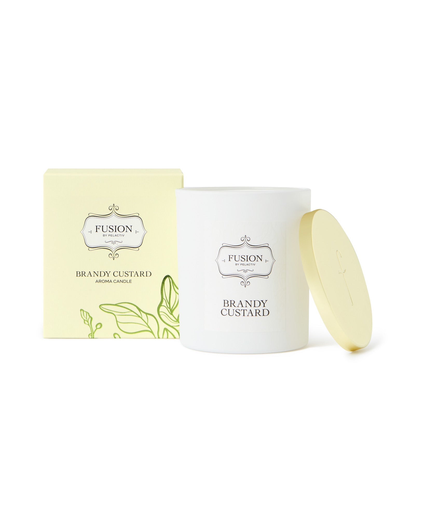 Brandy Custard Candle - Soy and Coconut Wax Blend | Fusion – Salon HQ